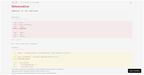 Company Details Codesandbox