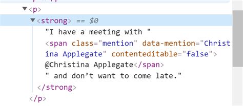 How To Prevent The Addition Of Marks On A Mention · Issue 1387 · Ueberdosistiptap · Github