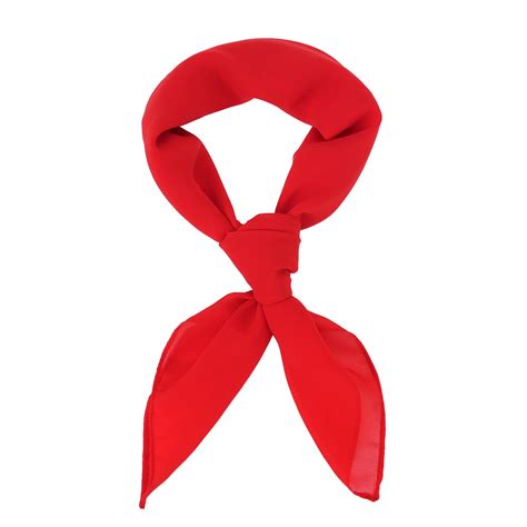 Mljsh Chiffon Scarf For Girls Neck Scarves For Women Square Handkerchief Retro Ribbon Scarf