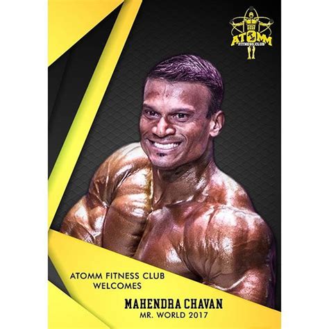Atomm Fitness Club Welcomes Mahendra Chavan Mr World 2017 Fitness