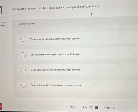 [solved] Which Of The Following Lists Best Illustrates Incr