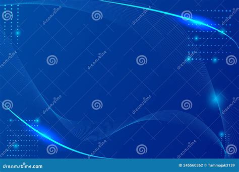 Technology Background With Line And Light Stock Illustration Illustration Of Space Molecular