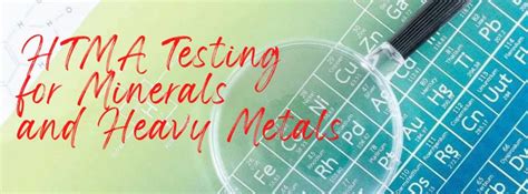 Mineral And Heavy Metal Htma Testing Elemental Health And Nutrition