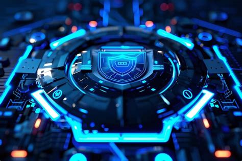 Futuristic Cybersecurity With Advanced Digital Shield For Data Protection And Encryption Systems