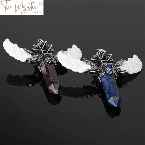 Vintage Lapis Lazuli Hexagonal Pendant Necklace The Mystic Stones