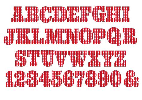 Gingham And Fringed Font Set Of 2 Alphabets Machine Embroidery Designs In