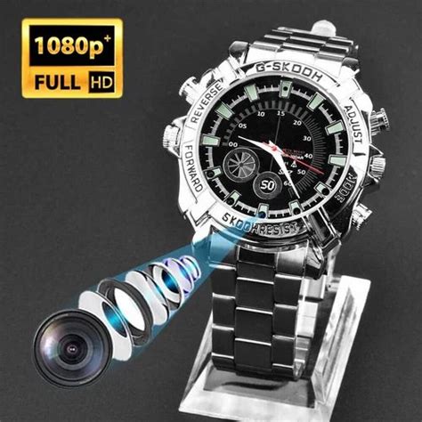 Elektro Welt Inbuilt 32gb Spy Wrist Steel Watch Camera With Night