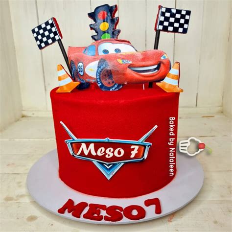 Lightning Mcqueen Race Day Cake Baked By Nataleen