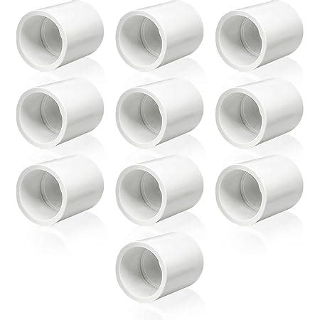 10pcs White Pvc Pipe Couplings 3 4 Pvc Pipe Slip Socket Fitting