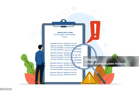 document concept with red alert or error detected notification viruses