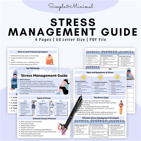 Stress Management Guide Stress Relief Toolkit Mental Health