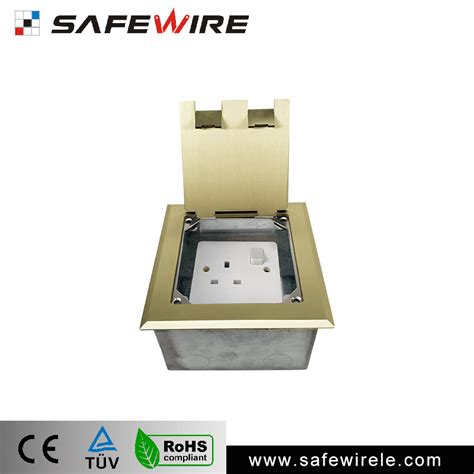 Carpet Box Floor Socket Outlet Cavity Floor Boxes Floor Box China TUV CE Certificated Access