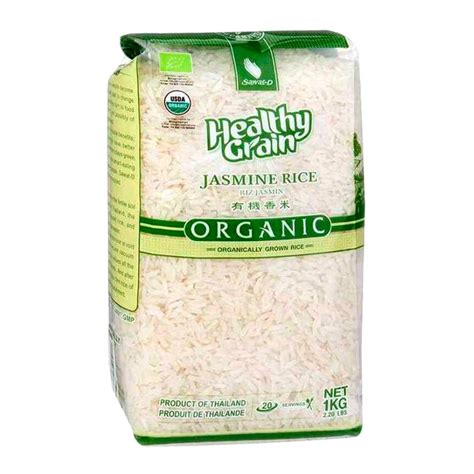 Купить тайский рис жасмин, ORGANIC, SAWAT-D Тайский рис жасмин белый ...