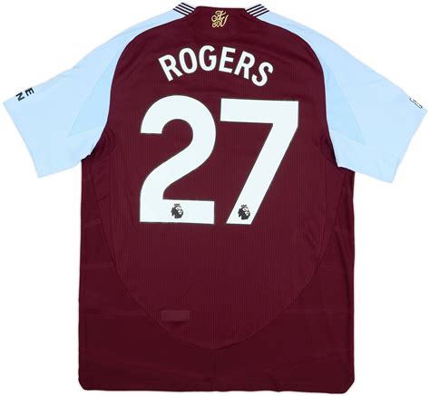 2024 25 Aston Villa Match Issue Home Shirt Rogers 27