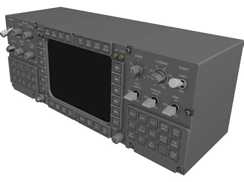 F 14a Cockpit Panel 3d Model 3dcadbrowser