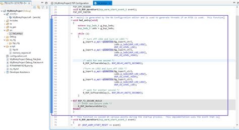 part Renesas RA MCU GPIOでLED制御