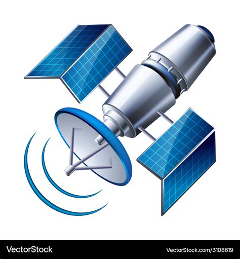 Satellite Communication System Royalty Free Vector Image