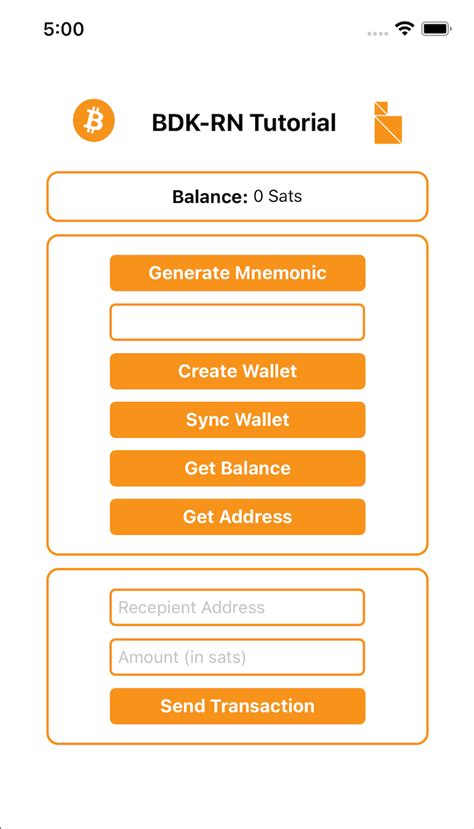 bdk rn building react native apps with bdk bitcoin dev kit documentation