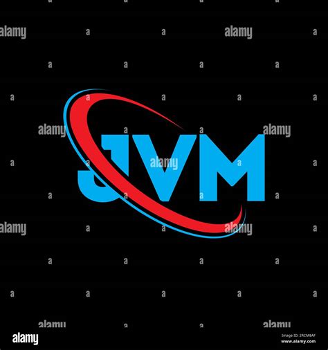Jvm Logo Jvm Letter Jvm Letter Logo Design Initials Jvm Logo Linked With Circle And Uppercase