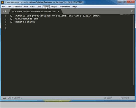 Como Instalar O Emmet No Sublime Text