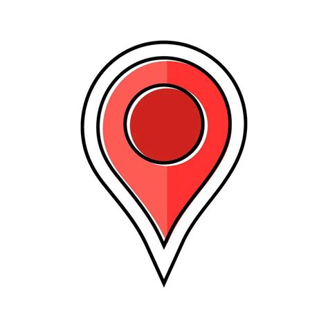 Pointer Red Map Location Color Icon Vector Illustration 35273122 Vector
