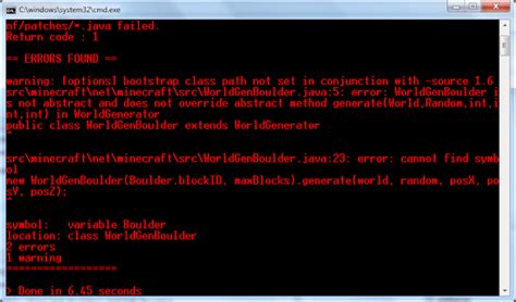 Errors Not Abstract And Cant Find Symbol Mods Discussion