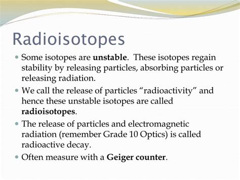 PPT Isotopes PowerPoint Presentation Free Download ID