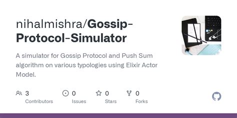 github nihalmishra gossip protocol simulator a simulator for gossip