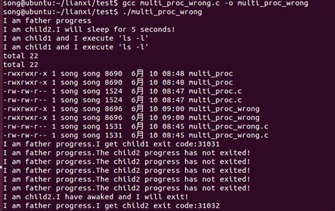 linux多任务编程（六） 编写多进程程序及其代码 4 编写多进程程序 掌握fork 、exec 、wait 和waitpid 等