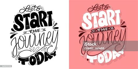 손으로 쓴 글자 따옴표로 설정합니다 손으로 그린 독특한 타이포그래피 디자인 요소는 인사말 카드 장식 지문 및 포스터를 위한 것입니다 개선에 대한 스톡 벡터 아트 및 기타