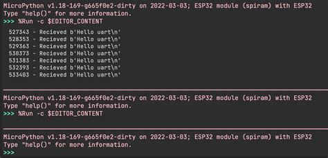 ESP Buffered Serial Bytes Issue Micropython Micropython GitHub