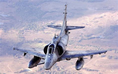 Douglas A 4 Skyhawk Military Jet Hd Wallpaper In Flight