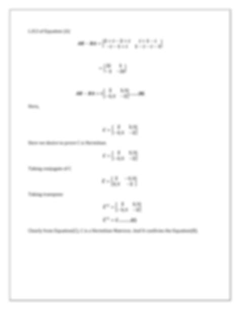 solution commutation of two non commuting matrices is a hermitian