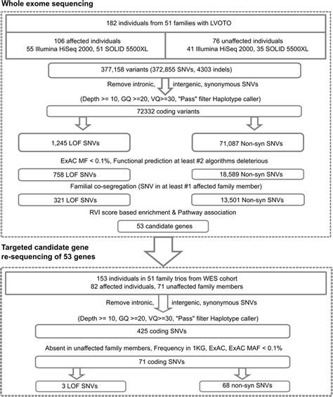 Variant Filtering Criteria And Candidate Gene Prioritization Variants
