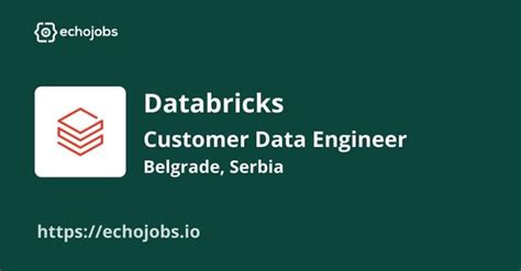 Databricks Is Hiring Customer Data Engineer Belgrade Serbia Sql