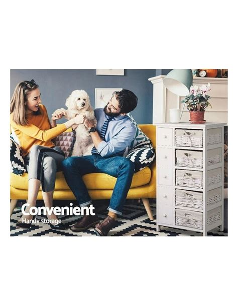 Artiss 5 Basket Storage Drawers Myer