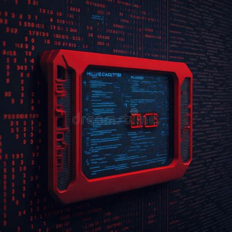 Internet Security Concept Technology Vulnerable Passwords Hacking Code Computer Protection