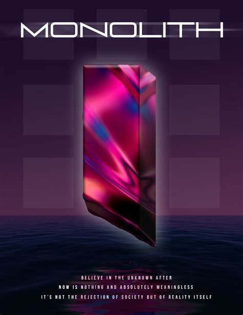 Monolith On Behance