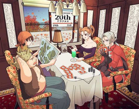 C Diamond Hero Dq8 Jessica Albert Kukuru Dq8 Yangus Dragon Quest Dragon Quest Viii