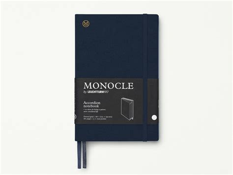 Monocle X Leuchtturm1917 Wallet Accordion Notebook Jenni Bick Custom