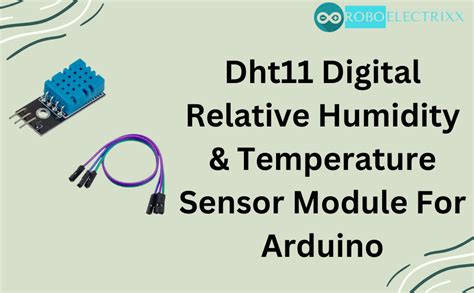 Roboelectrixx Dht11 Digital Relative Humidity And Temperature Sensor Module For Arduino Amazon