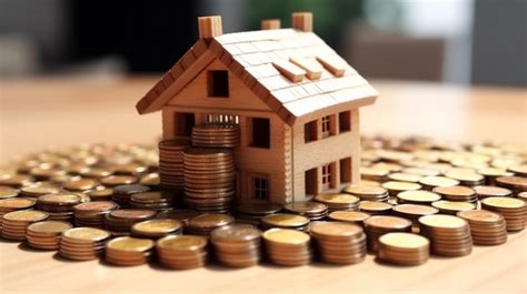 돈더미가 있는 금집 흰색 배경 위에 집과 루피 기호의 3d 일러스트 고화질 사진 사진 루피 배경 일러스트 및 사진 무료 다운로드 Pngtree