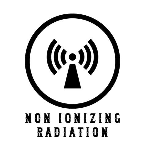 Premium Vector Non Ionizing Radiation Symbol