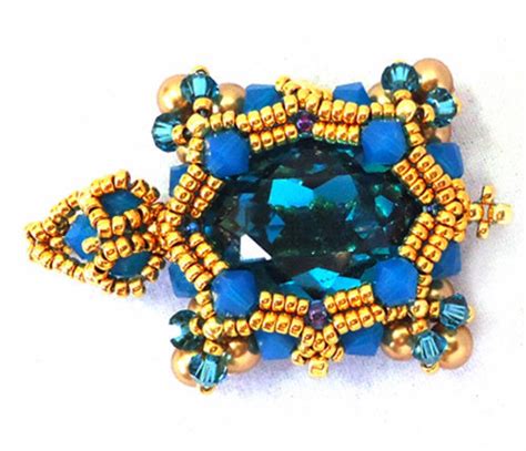 Tutorial Turtle Pendant Beading Pattern Pdf Etsy