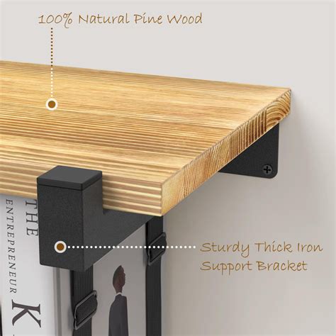 17 Stories 2 Piece Floating Bookshelf Set Wayfair