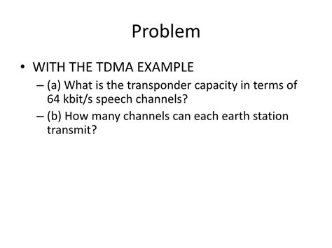 Ppt Multiple Access Techniques And Network Aspects Powerpoint Presentation Id 377439