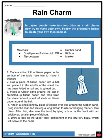 Storm Worksheets And Facts Types Characteristics Guide