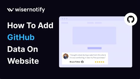 How To Add Github Data On Website Wisernotify
