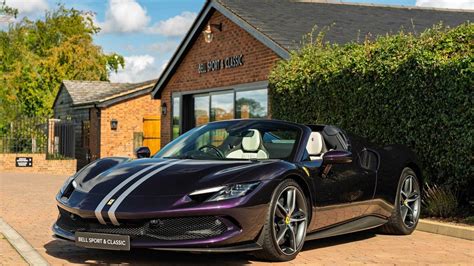 2023 Ferrari 296 Purple Automatic 7 Speed Right Hand Drive In