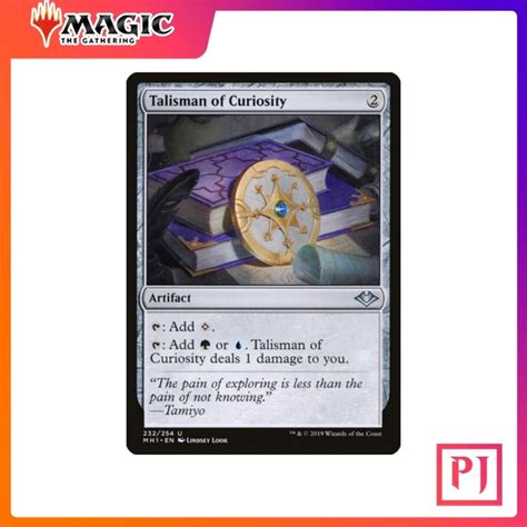 Mtg Talisman Of Curiosity Mh1 Artifact Uncom Normal Eng